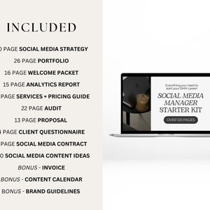 Social Media Manager Starter Kit Social Media Manager Bundle Social ...