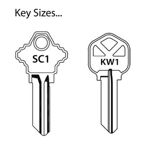 Key + Keyring in One! House Key Blank, Cool Minimalist Design for Home ...
