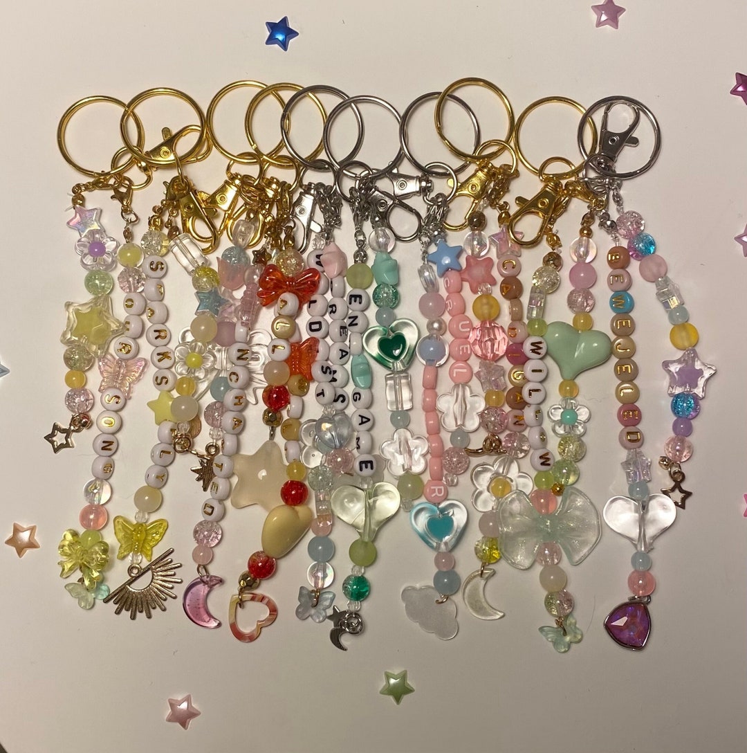 Taylor Song-inspired Beaded Keychains - Etsy