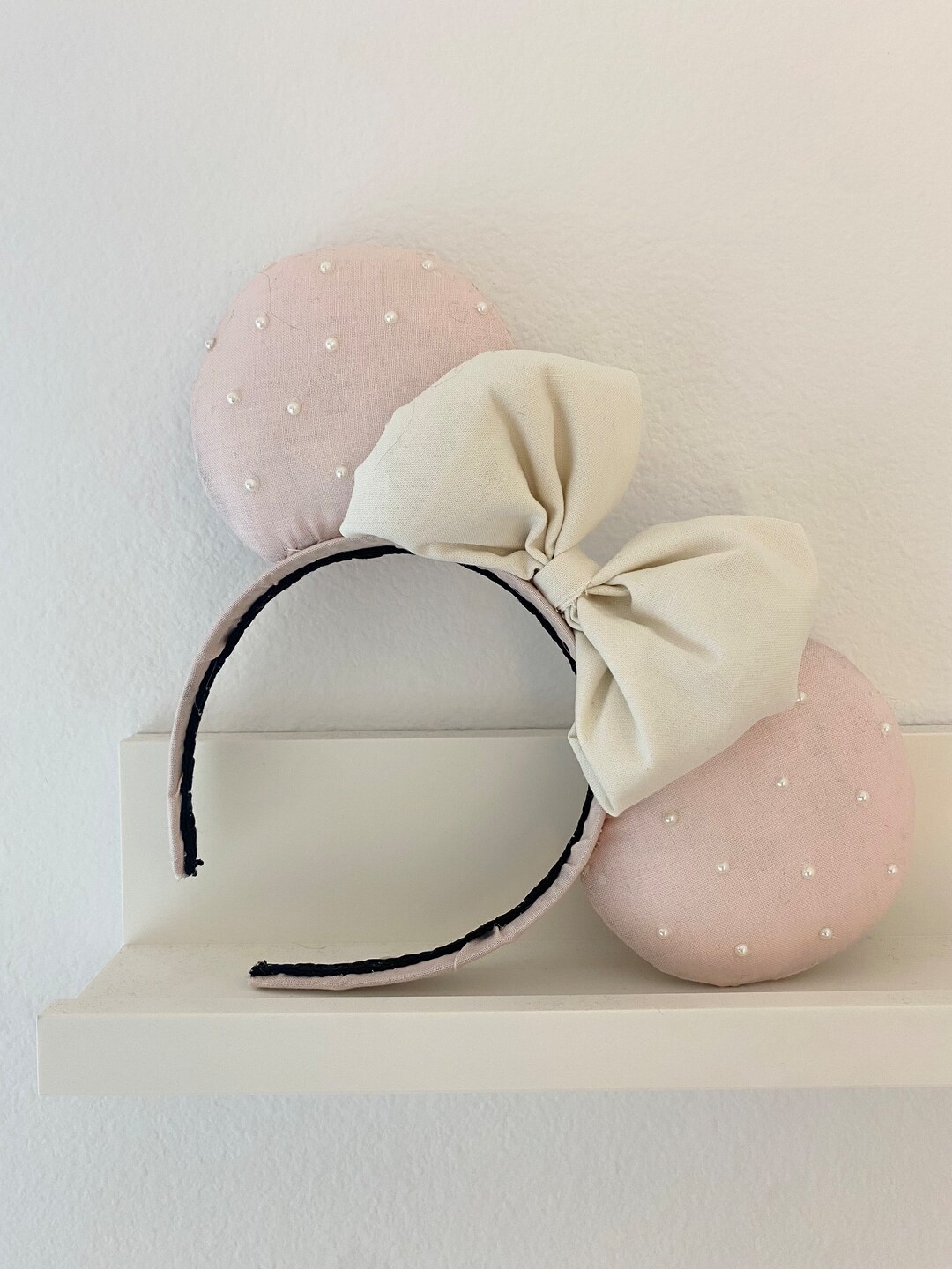 Light Pink Pearl Mouse Ears - Etsy