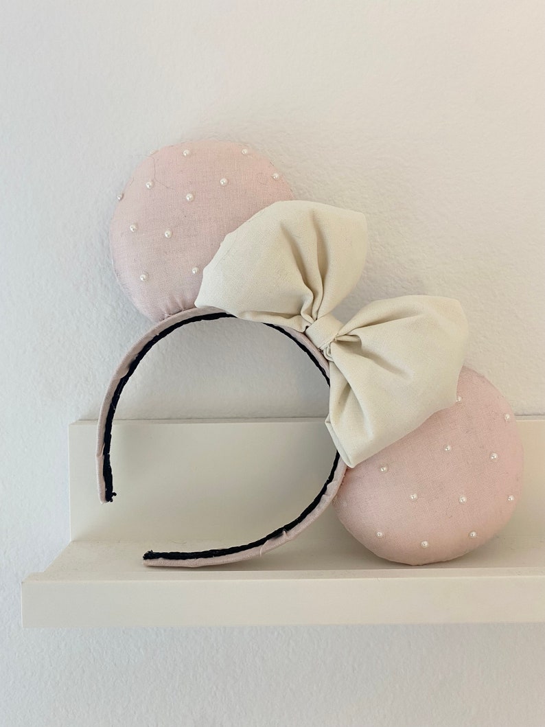 Light Pink Pearl Mouse Ears - Etsy