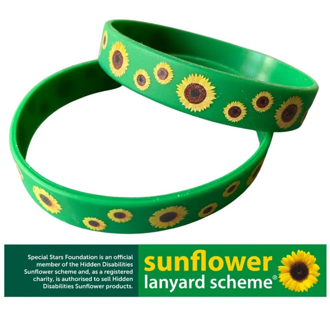 Sunflower Hidden Disabilities Wrist Band Disability Autism Sen Send ...