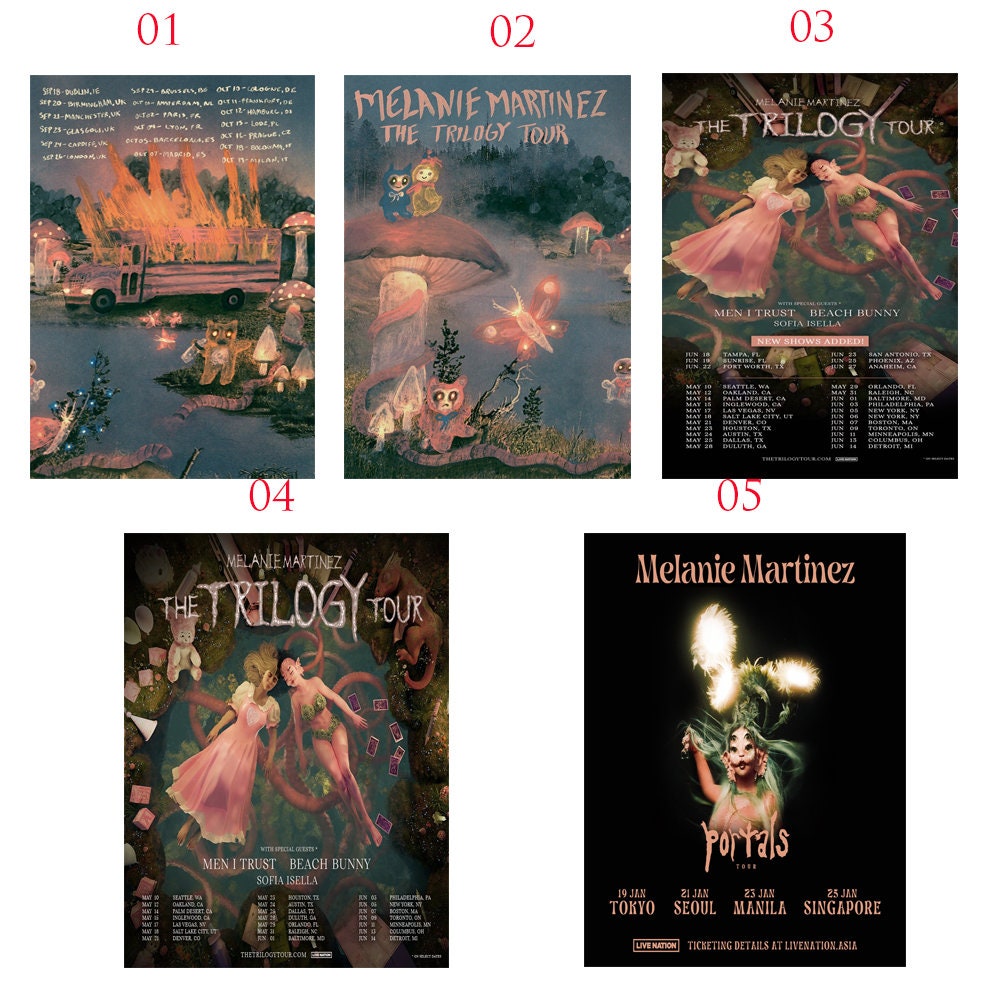 Trilogy Tour 2024 Melanie Martinez Poster sold by Local Lorry | SKU ...
