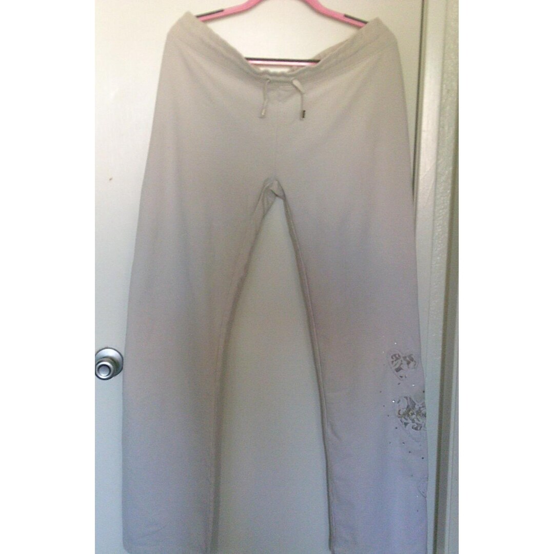 BCBG Maxazaria Brand Y2K Style Lace Heart Sequin Sweatpants ABC01SS - Etsy