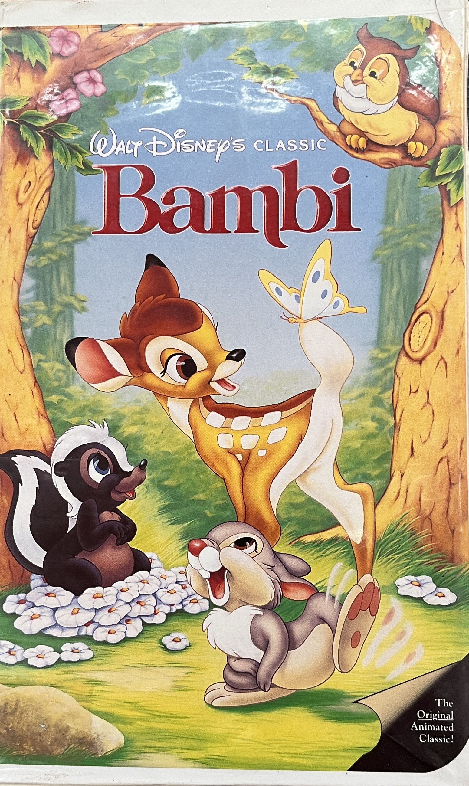 Walt Disney's Classic Bambi VHS Black Diamond Edition 942 Red Signature ...