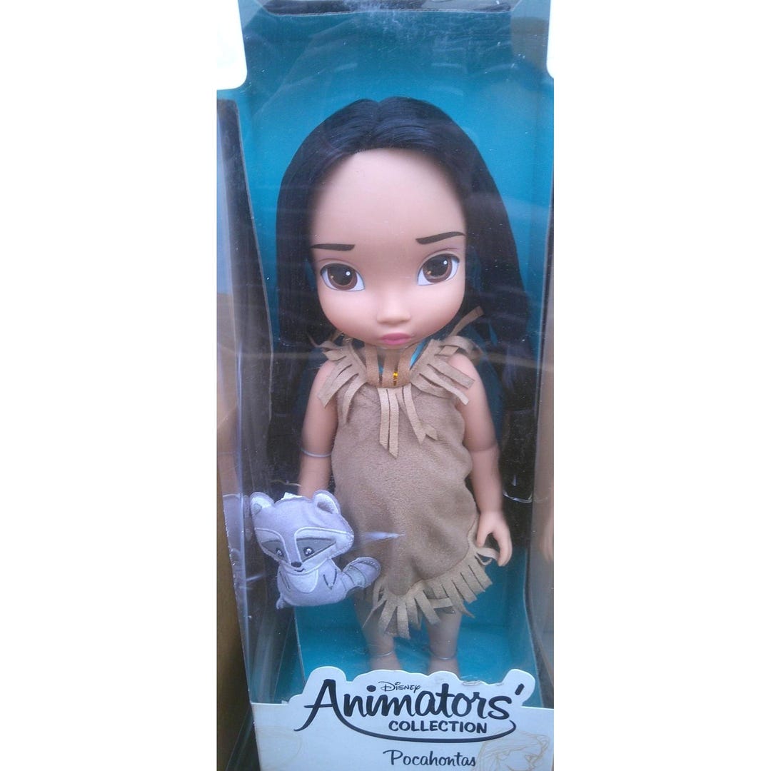 Disney Animators Collection Pocahontas Doll With Meeko - Etsy
