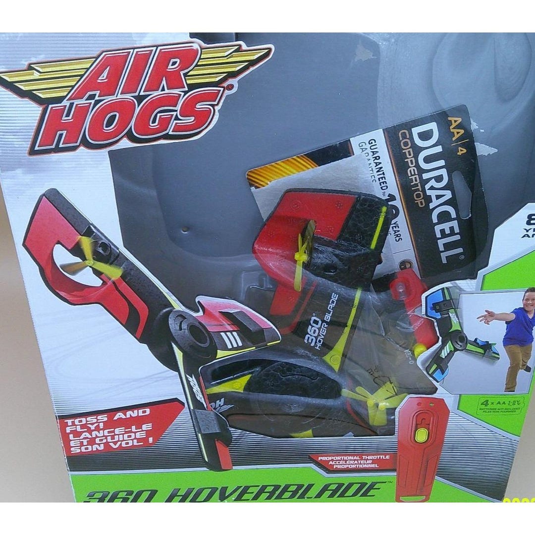 Air Hogs 360 Hoverblade Toss & Fly Drone Indoor/outdoor Toy AB30 Aa - Etsy