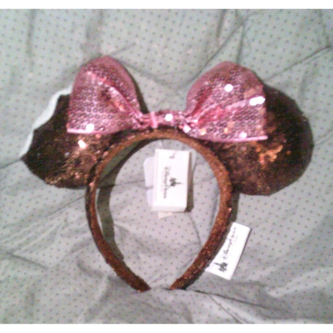 Disney Parks Chocolate Sequin Mickey Mouse Ice Cream Bar Ears Abc06uu ...
