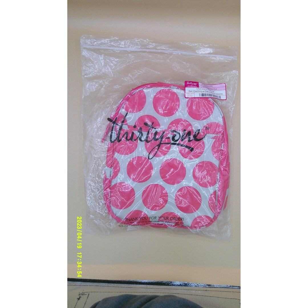 Thirty-one Pink & White Polka Dot Insulated Lunch Bag - Etsy