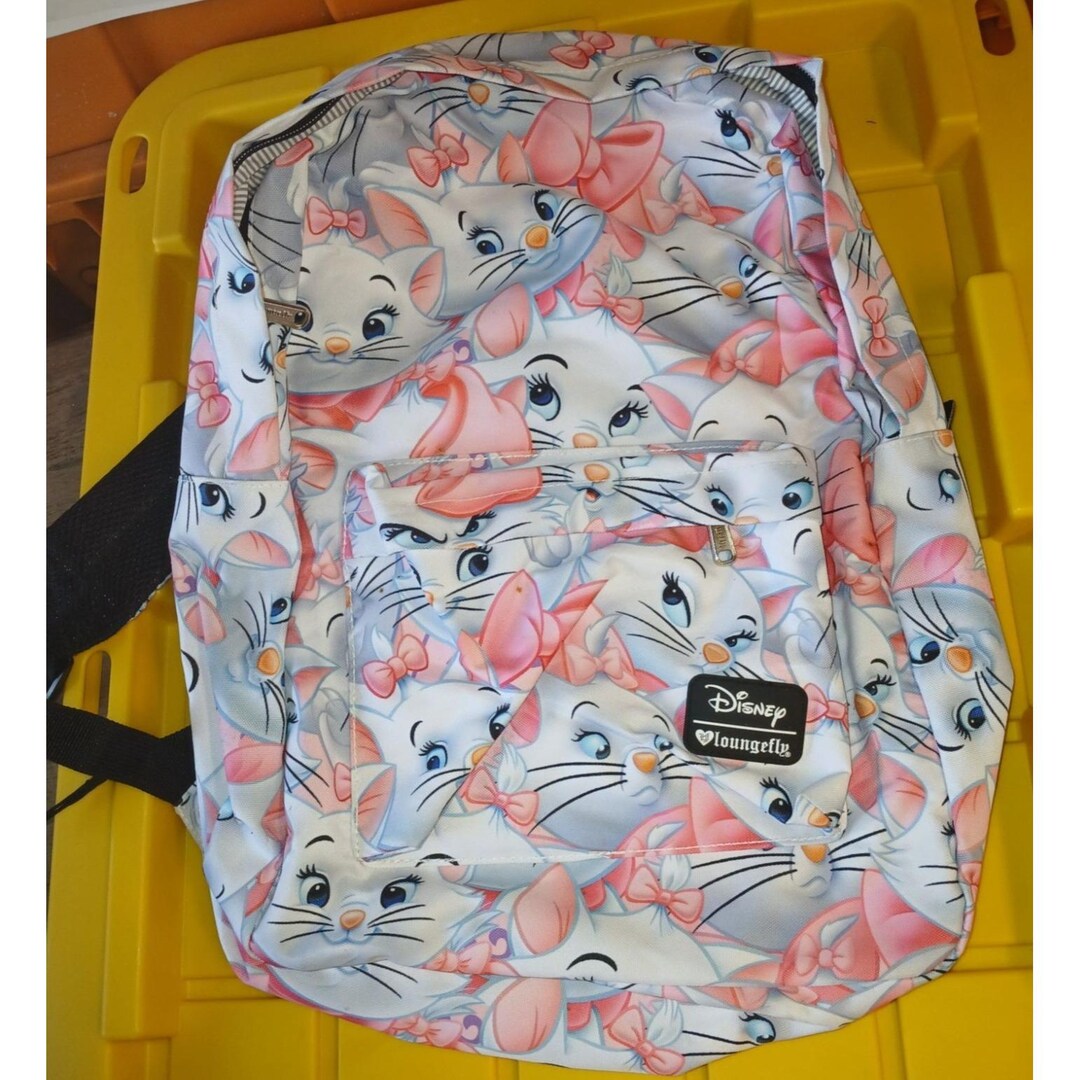 Disney Loungefly Marie Aristocats Backpack With Pink Bows BKPK - Etsy