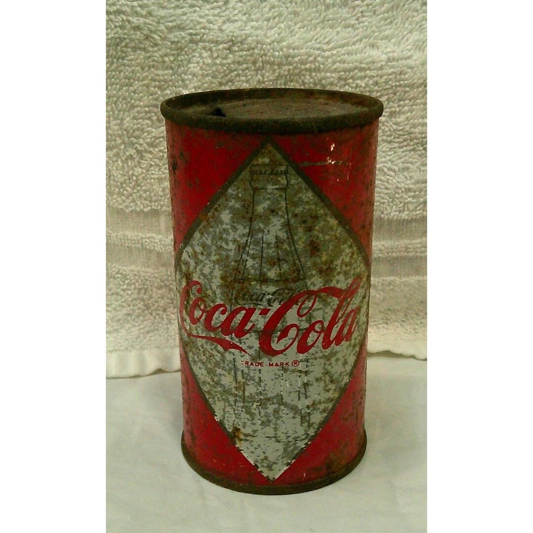 Vintage 1956 Coca Cola Punch Top Can 12oz X03 E - Etsy