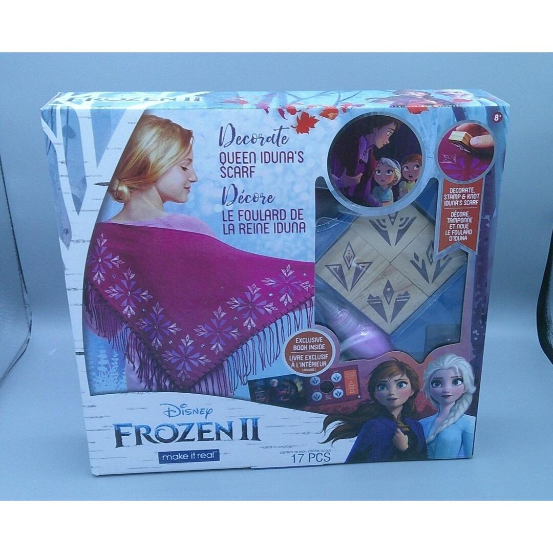 Disney Frozen II Queen Idunas Scarf Craft Kit With 17 Pcs & 32-page ...