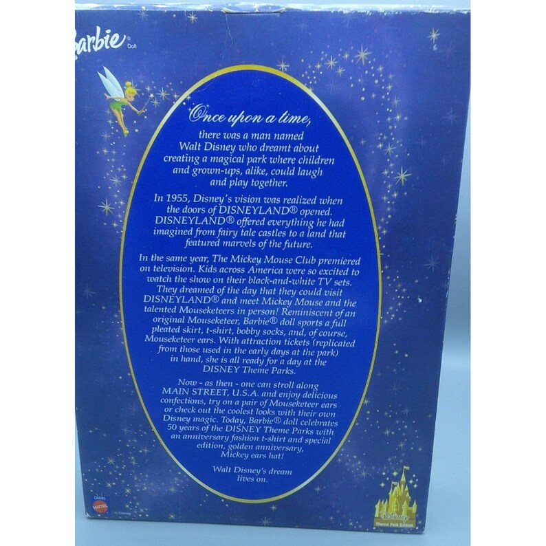 Disneyland 50th Anniversary Barbie Doll 1955-2005 Special Edition AB2B ...