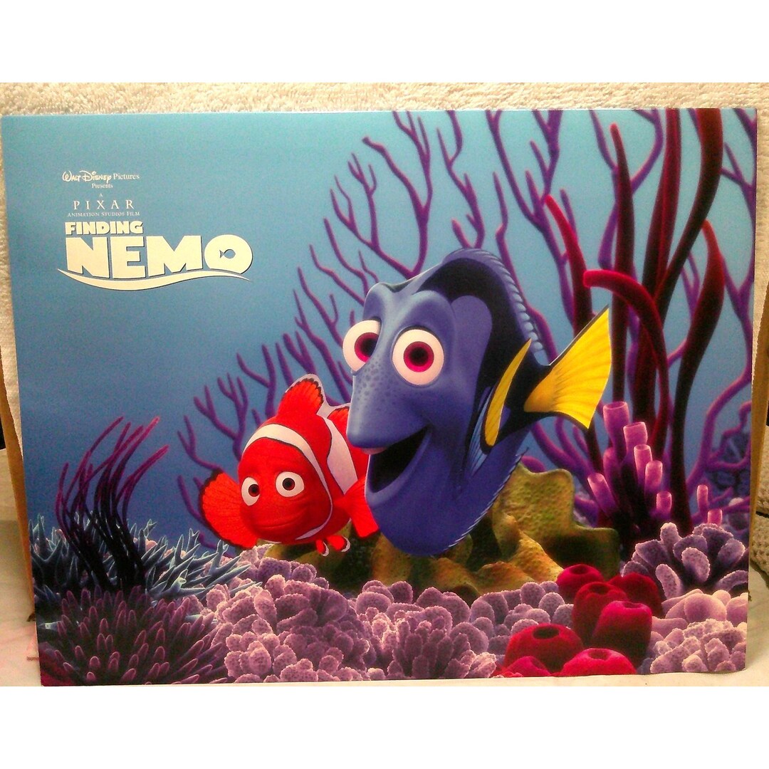Disney Pixar Nemo Four Commemorative Lithographs X01 AS - Etsy