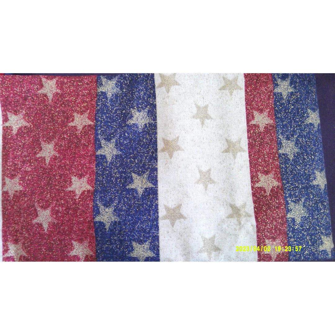 Americana-themed Cotton Fabric Bundle X17 D - Etsy