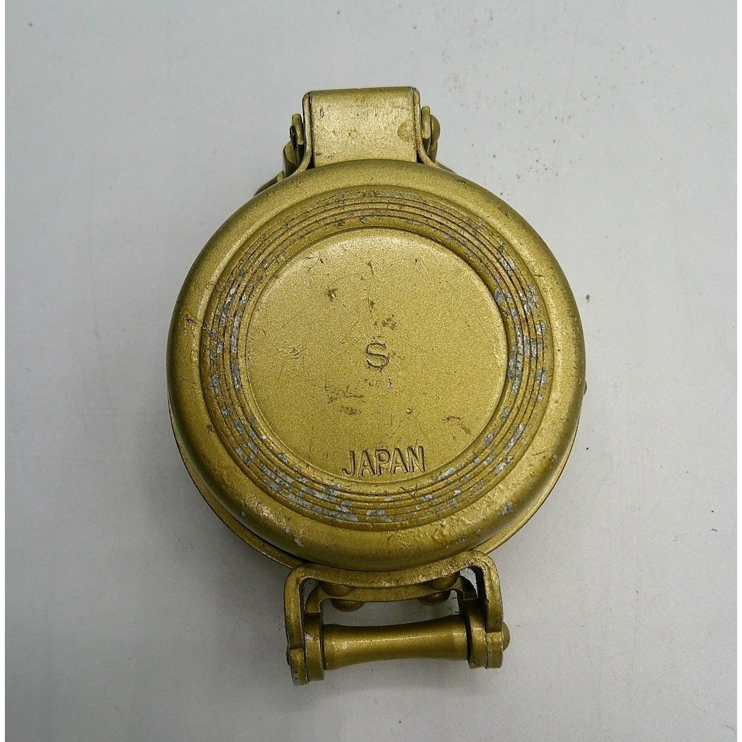 Vintage Brass Lensatic Compass Liquid-filled Made in Japan D51 AA - Etsy