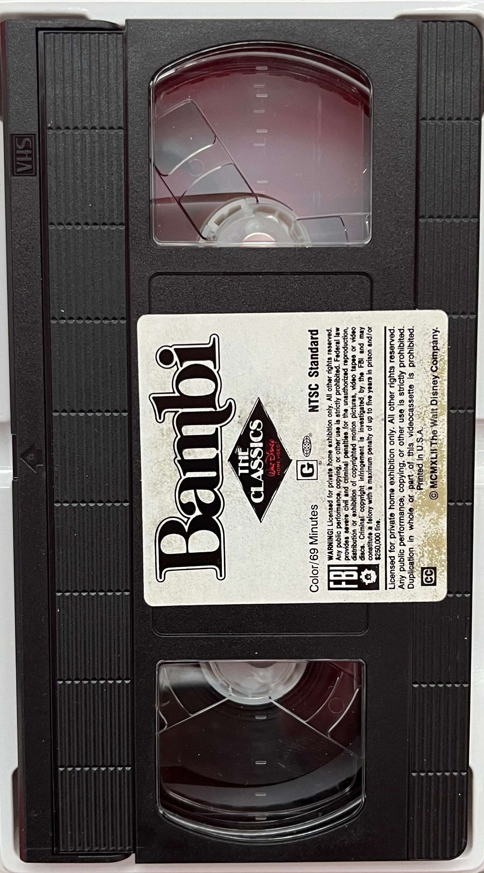 Pinocchio VHS 239 Walt Disney Masterpiece Edition Ultra Rare Good ...