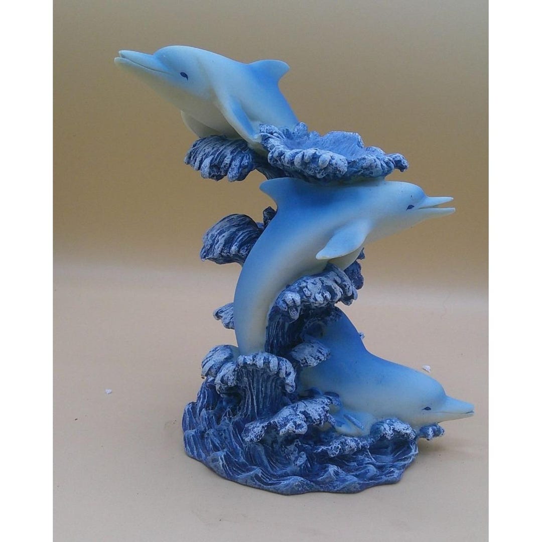Dolphin Collection Aquatic Wonders Blue Dolphin Figurine * BX01 Rr - Etsy