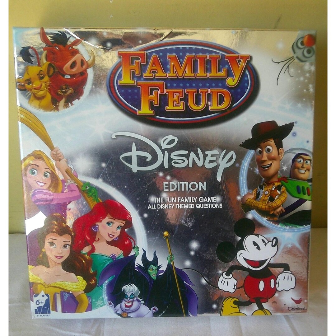 Family Feud Disney Edition Board Game Family Trivia Game AB42 GG - Etsy