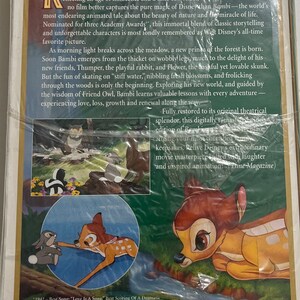 Disneys 55th Anniversary Masterpiece VHS Bambi Sealed 9505 Black ...