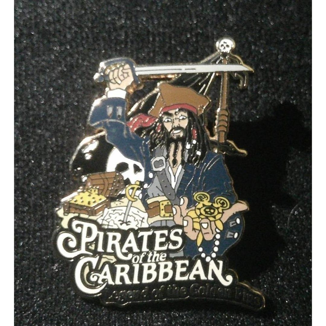 Disney Pirates of the Caribbean Legend of the Golden Pins Trading Pin ...
