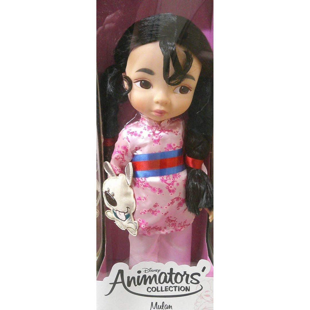 Disney Animators Collection Mulan Doll 16 Inch With Plush Friend - Etsy