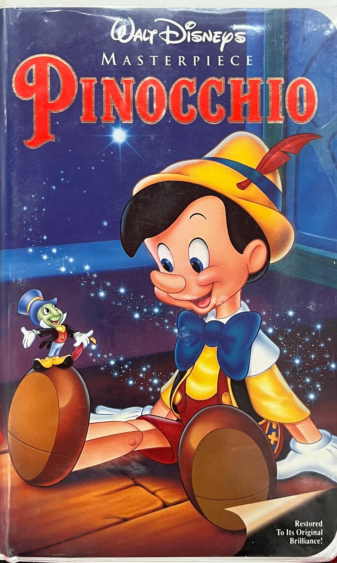 Pinocchio VHS 239 Walt Disney Masterpiece Edition Ultra Rare Good ...