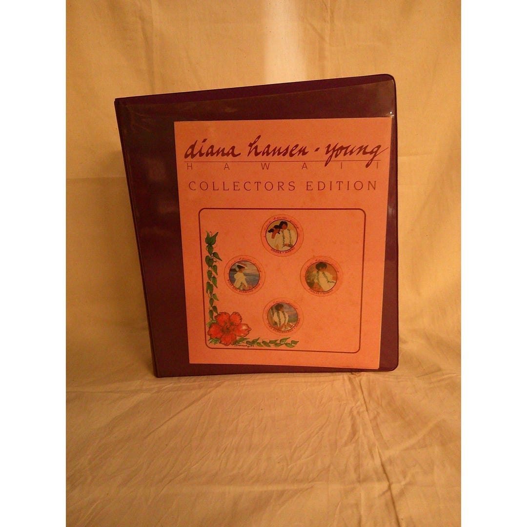 Diana Hansen-young Hawaii Collectors Edition Binder With Assorted Pogs ...