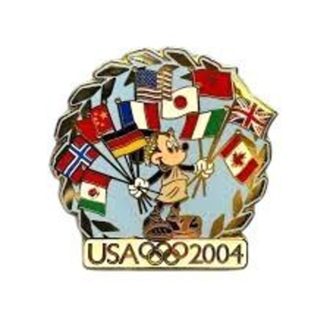 Disney Mickey Mouse 2004 Olympics Flags Trading Pin JKD01 Br - Etsy