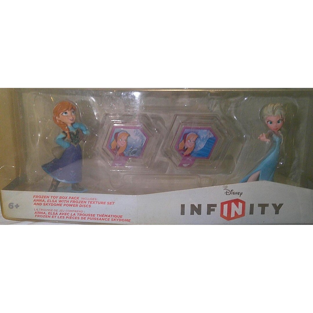 Disney Infinity Frozen Toy Box Pack Includes Anna & Elsa Figures * AT06 ...