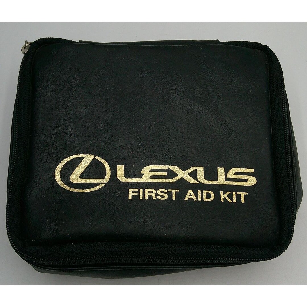 Lexus Black First Aid Kit With Zipper Closure & Medical Supplies - F30 ...