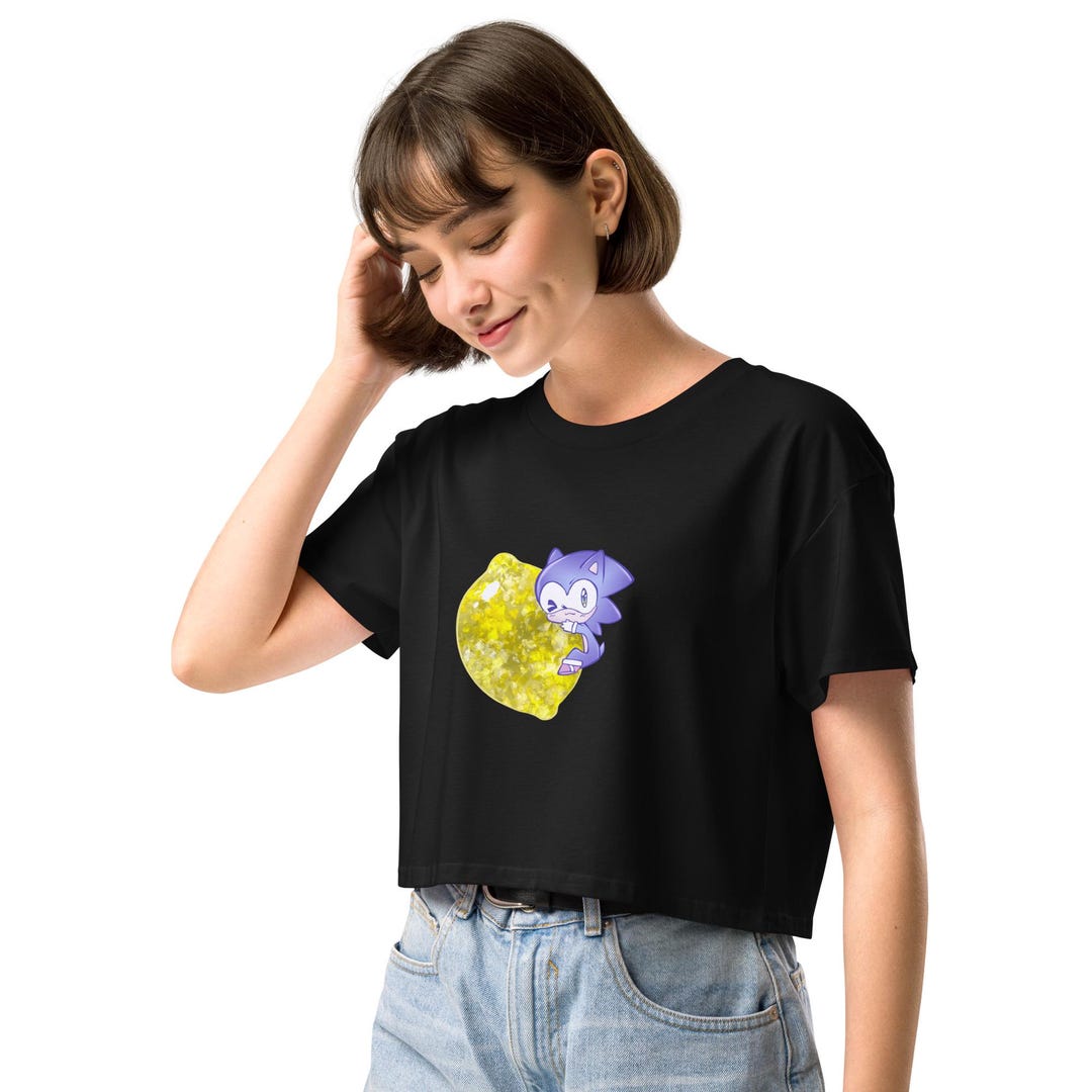 Sonic Lemon Fan-art Crop Top - Etsy