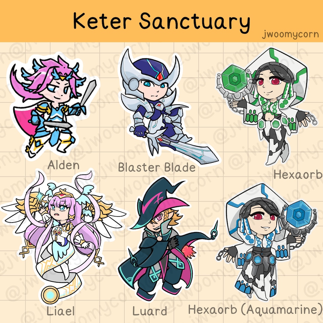 Cardfight!! Vanguard - Keter Sanctuary Unit Stickers - Etsy