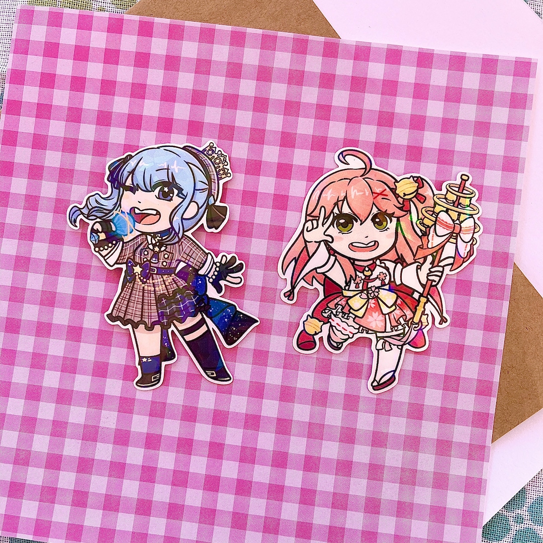 Hololive Chibi Mini Stickers - Etsy