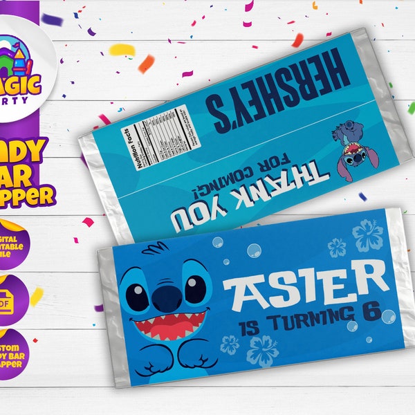 Stitch Candy Wrapper - Etsy