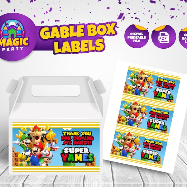 Super Mario Boxes Digital File - Etsy