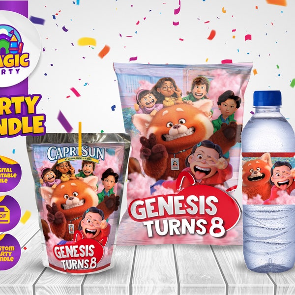 Turning Red Birthday Party - Etsy