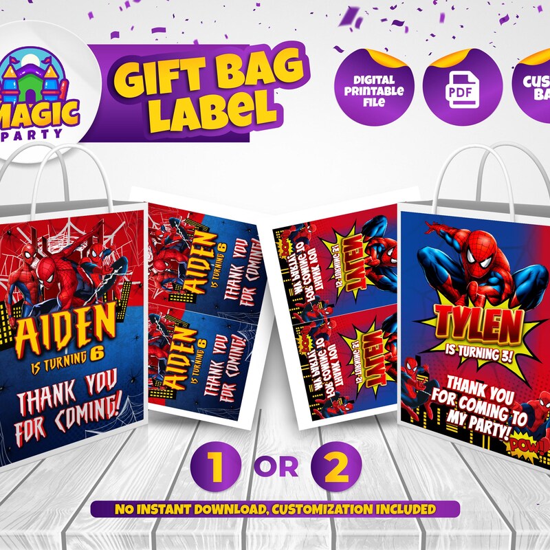Spiderman Birthday Gift Bag - 60+ Gift Ideas for 2025