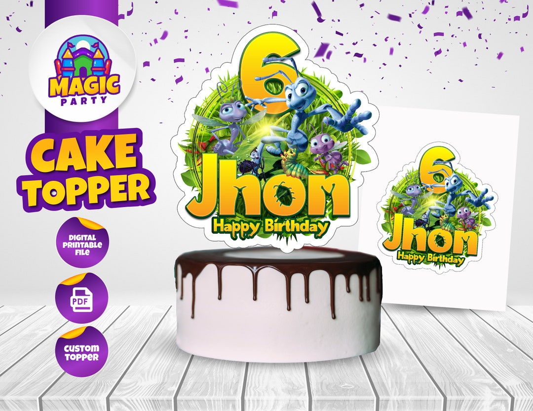 Bugs Cake Topper - Birthday - Decoration - 8.5x11 Printable ...