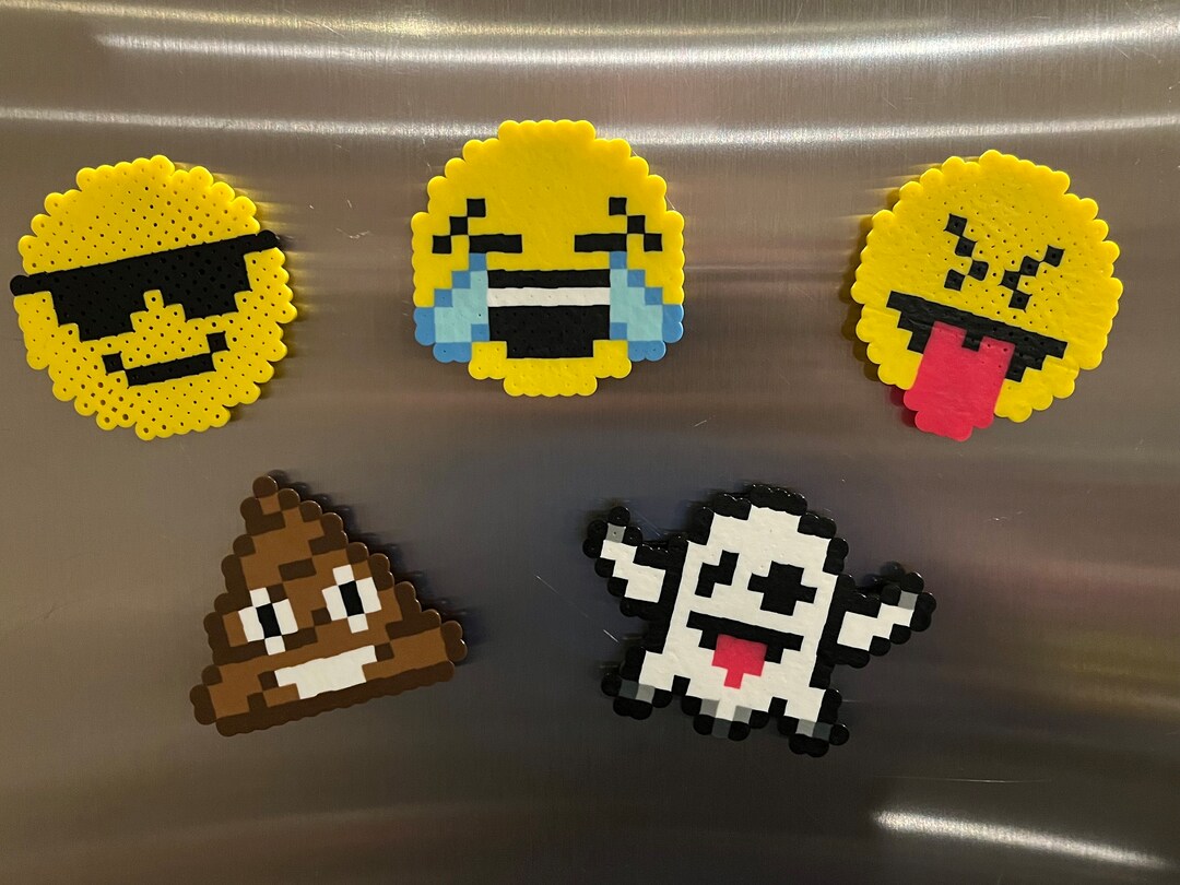5 Emoji Magnets Smiley Face Refrigerator Magnets Poop Ghost Cool Crying ...