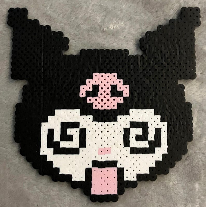 Perler Bead Art lg Sanrio Hello Kitty Kuromi My Melody Pokemon Snorlax ...
