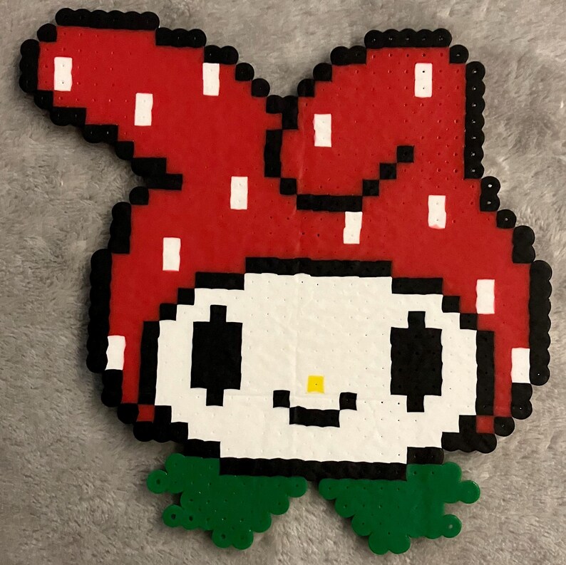 Perler Bead Art lg Sanrio Hello Kitty Kuromi My Melody Pokemon Snorlax ...