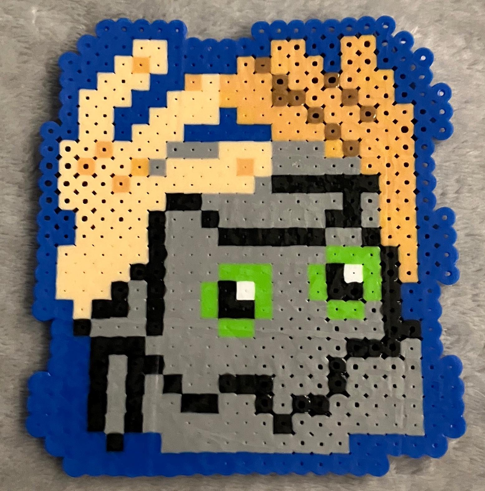 Perler Bead Art lg Sanrio Hello Kitty Kuromi My Melody Pokemon Snorlax ...