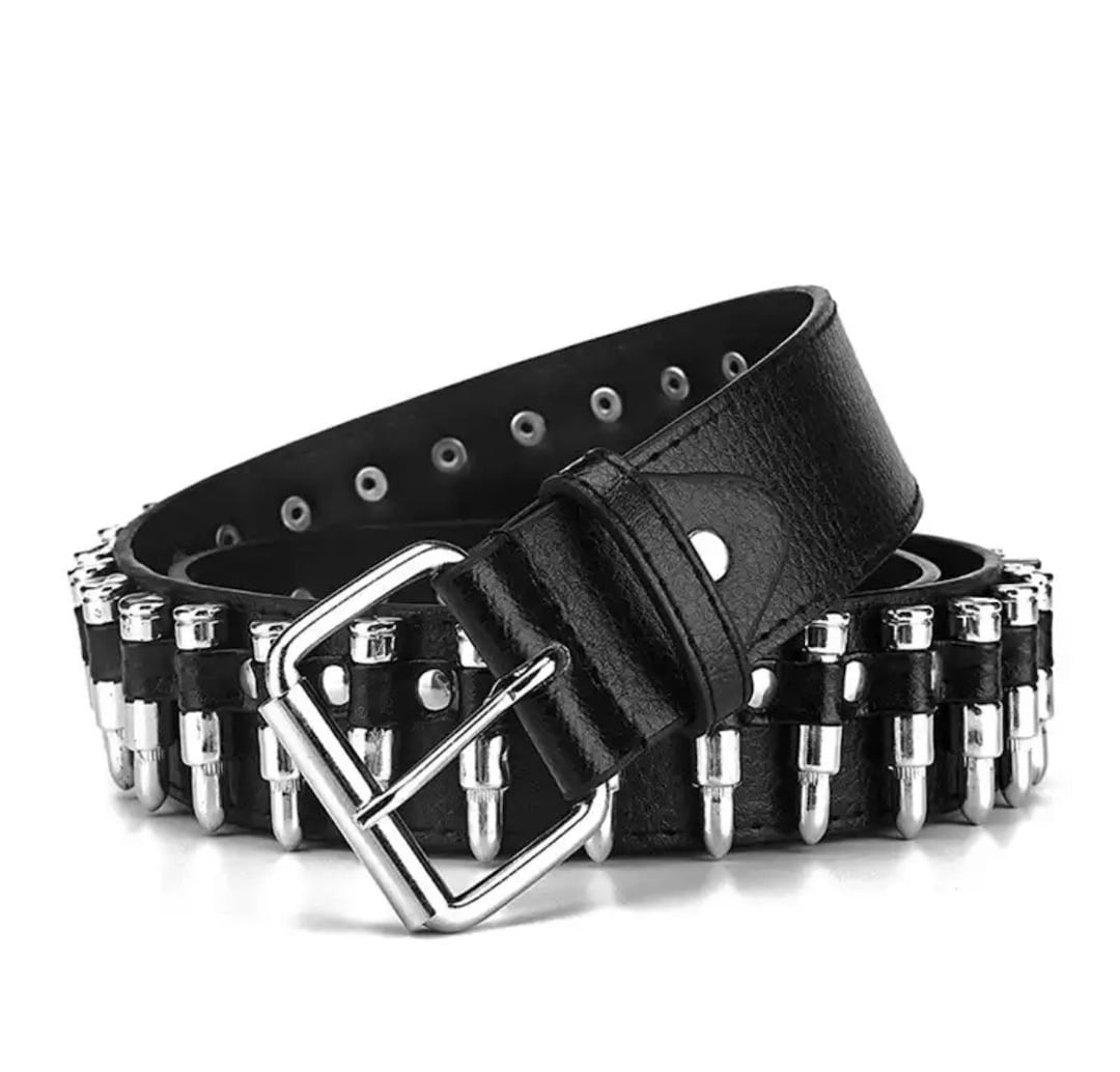 Y2K Bullet Belt Kawaii Belts Bullet Belts Leather Belt - Etsy
