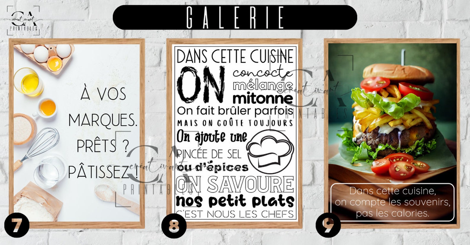Set of 15 Posters to Print - Kitchen (1) - Etsy