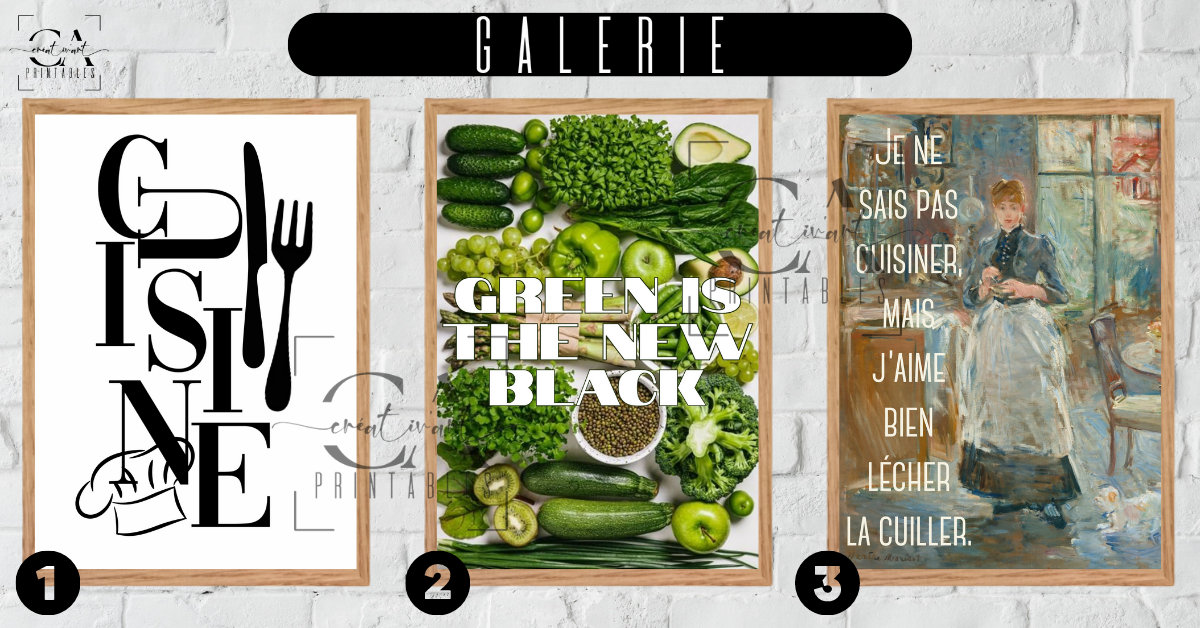 Set of 15 Posters to Print - Kitchen (1) - Etsy