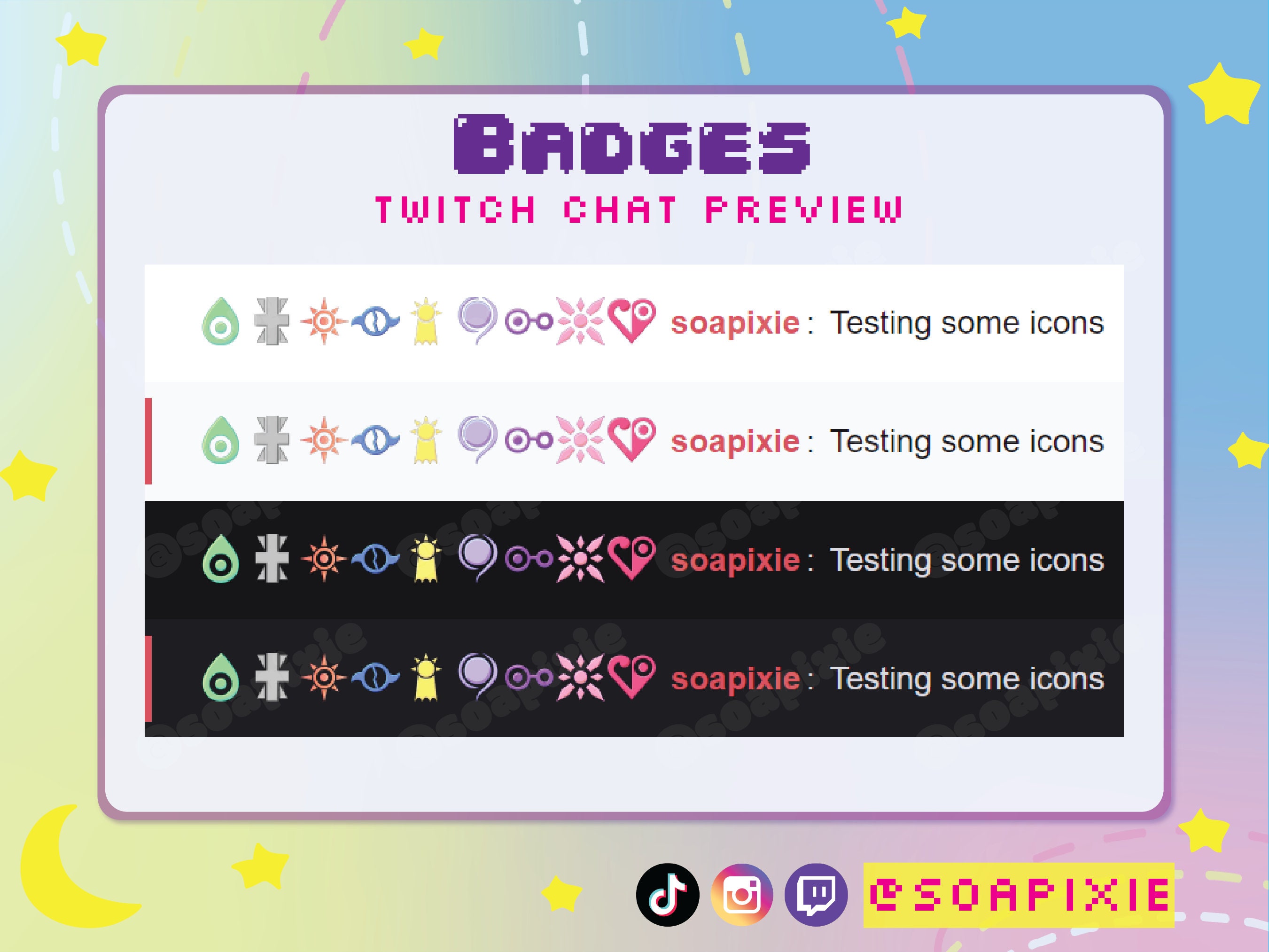 Digicrest Sub/bit Badges Twitch, Discord, Youtube Streamer Asset ...