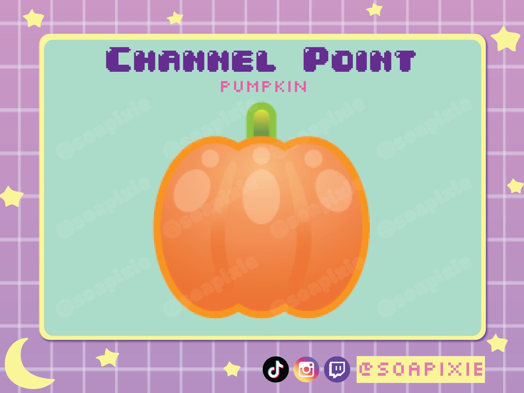 Pumpkin Channel Point | Twitch Streamer Asset | Redeem | Loyalty ...