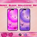 Y2K Heart Ripple Tablet Wallpaper Set Ios/android Aesthetic Lock Screen ...