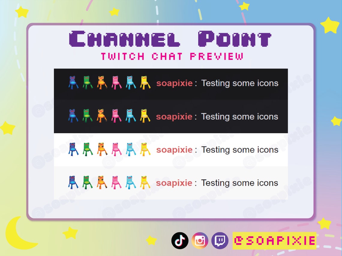 ACNH Froggy Chair Collection Sub/bit Badges Twitch, Discord, Youtube ...